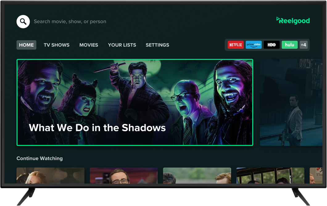 About | Reelgood TV Apps | Reelgood
